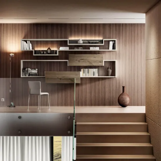 Mobili sospesi in legno